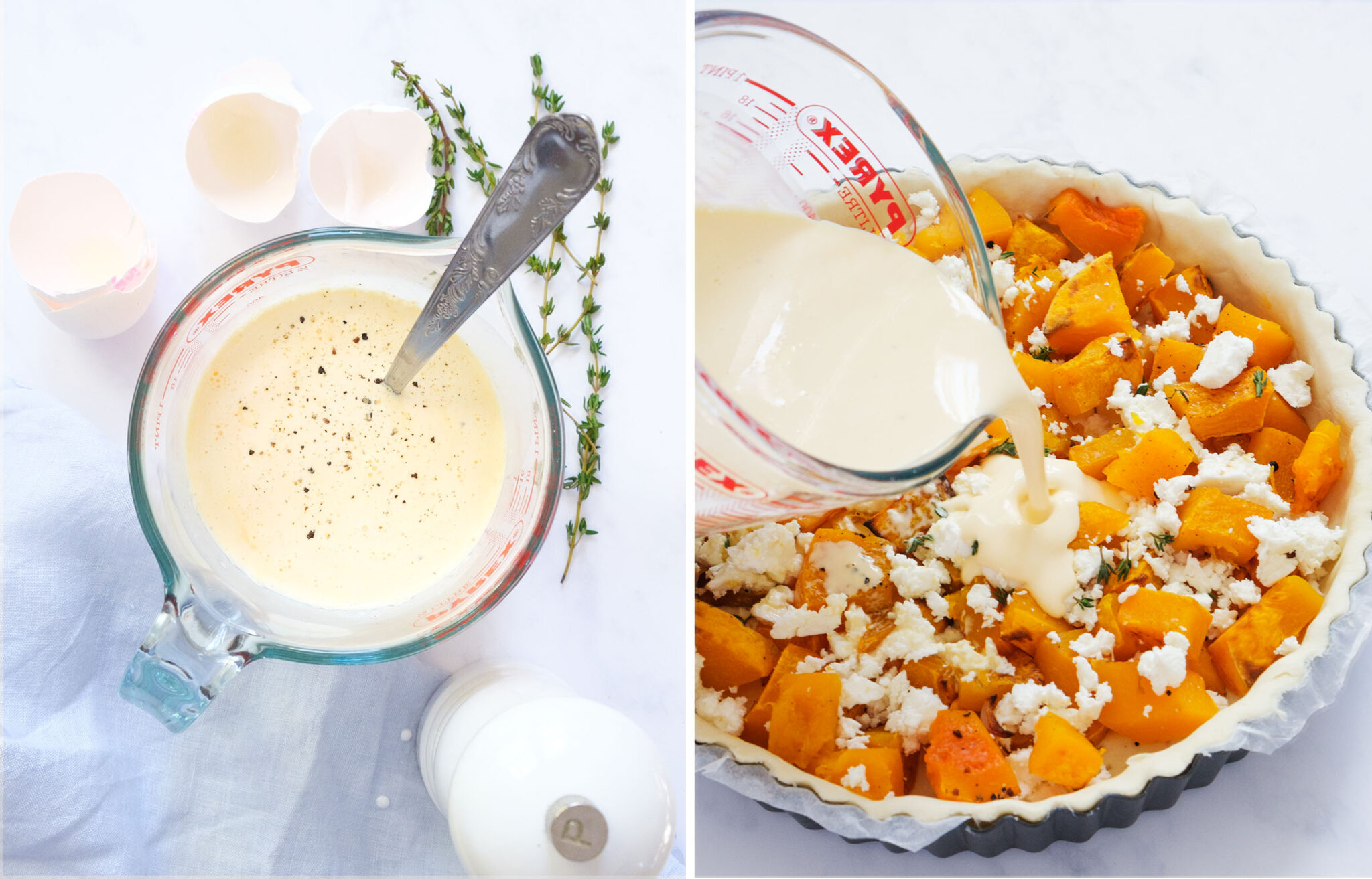 Pumpkin Quiche - The clever meal
