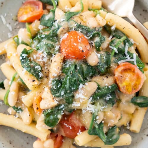 One-Pot White Bean Pasta (15 Minutes!) - The clever meal