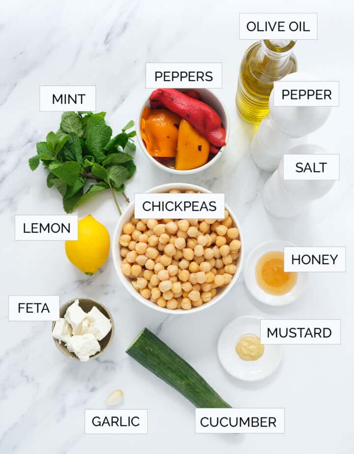 Salad with Mint, perfect for summer! - The clever meal