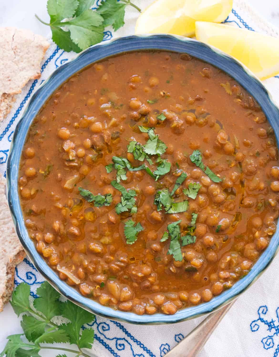 Mediterranean Lentil Soup - The clever meal