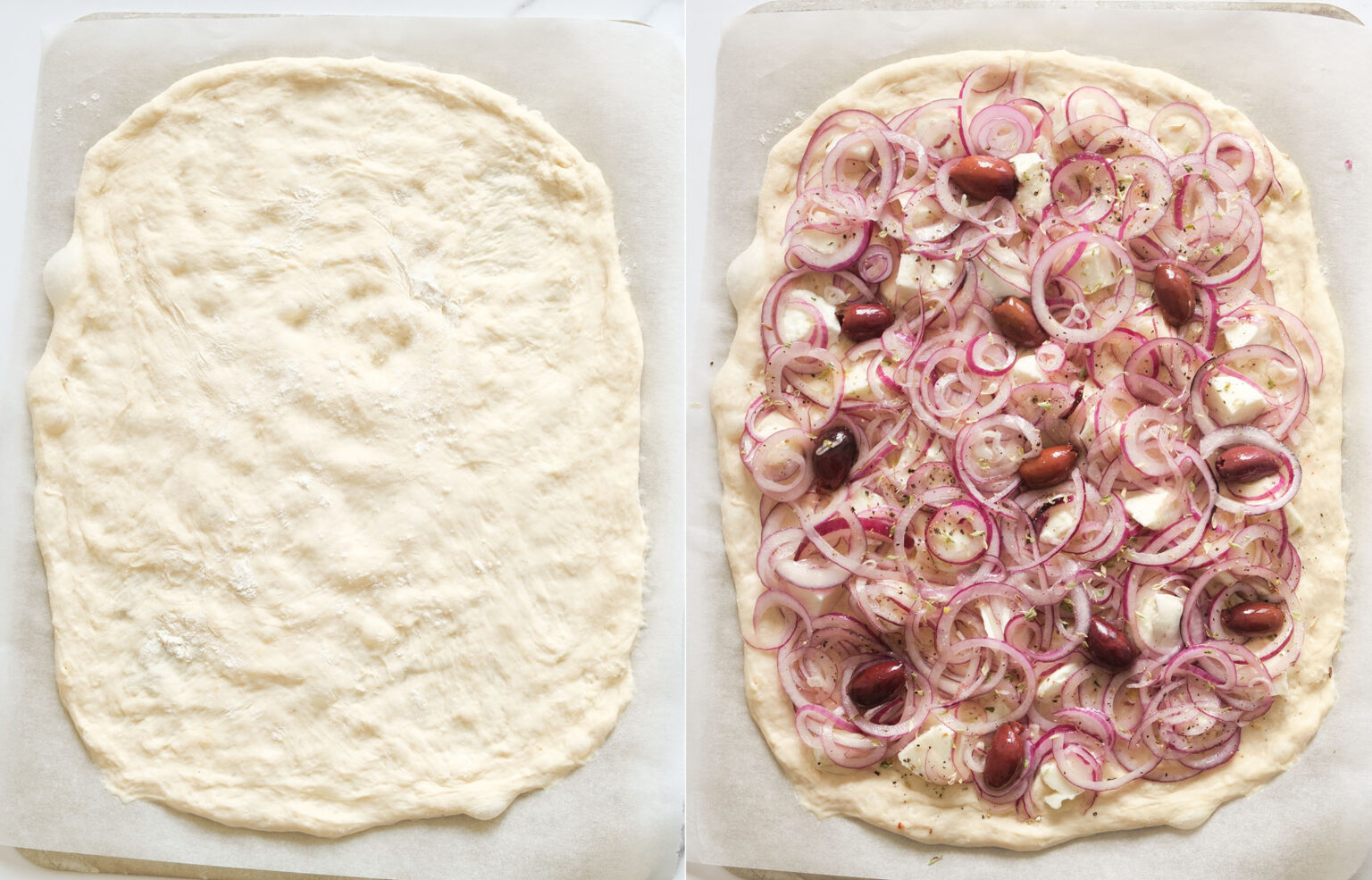 Easy Onion Pizza - The clever meal