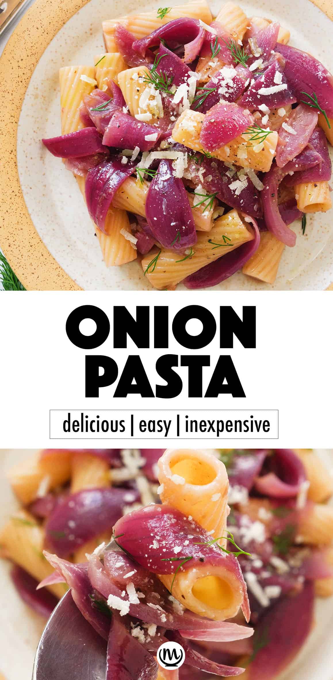 Pasta with Caramelized Onions - The clever meal