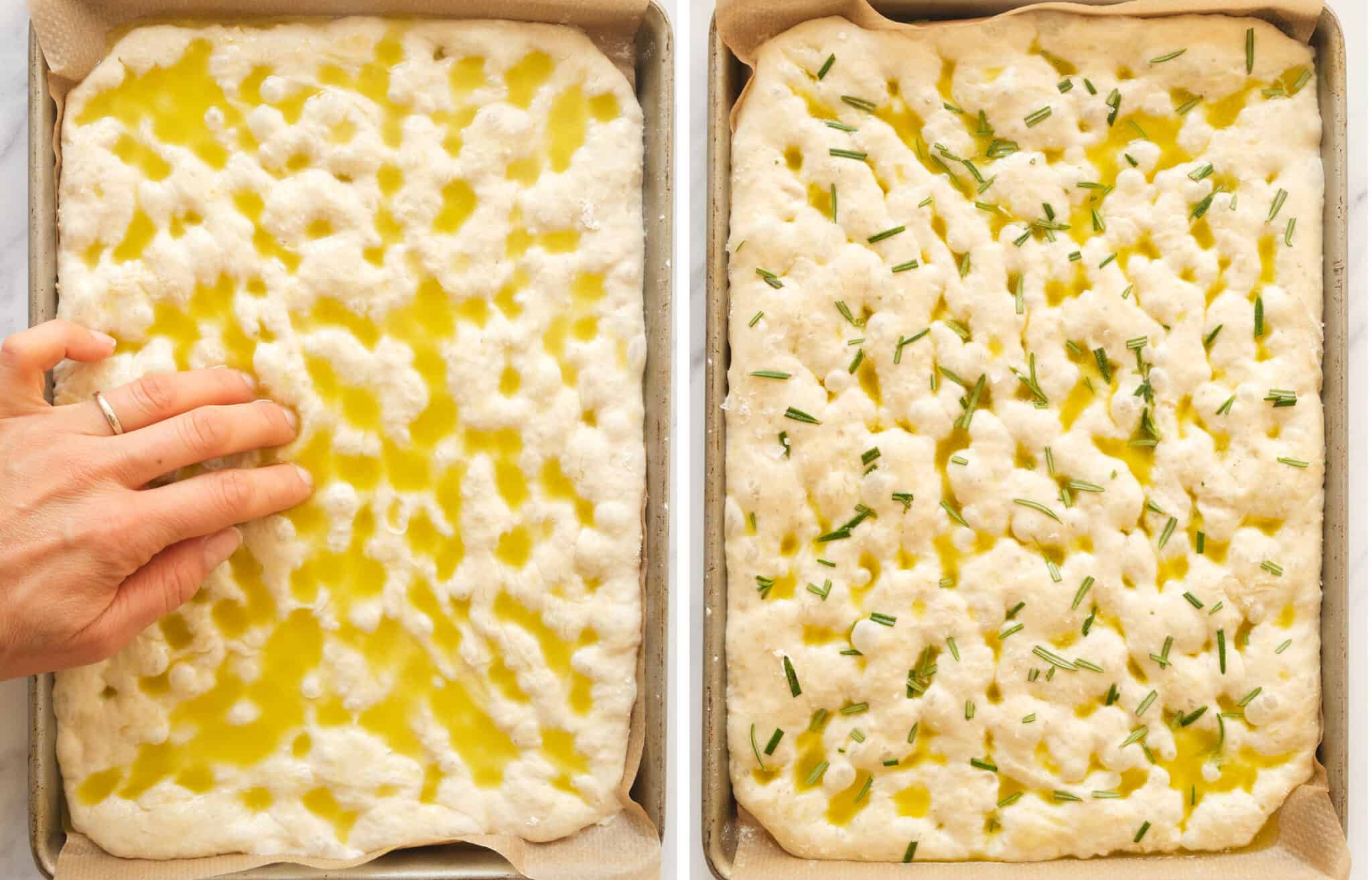 Super easy focaccia recipe (no-knead) - The clever meal