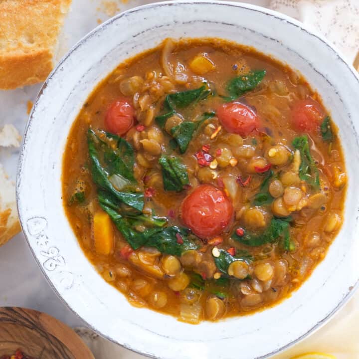 Vegan Lentil Soup - The clever meal