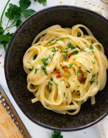 Pasta in White Wine Sauce - The clever meal