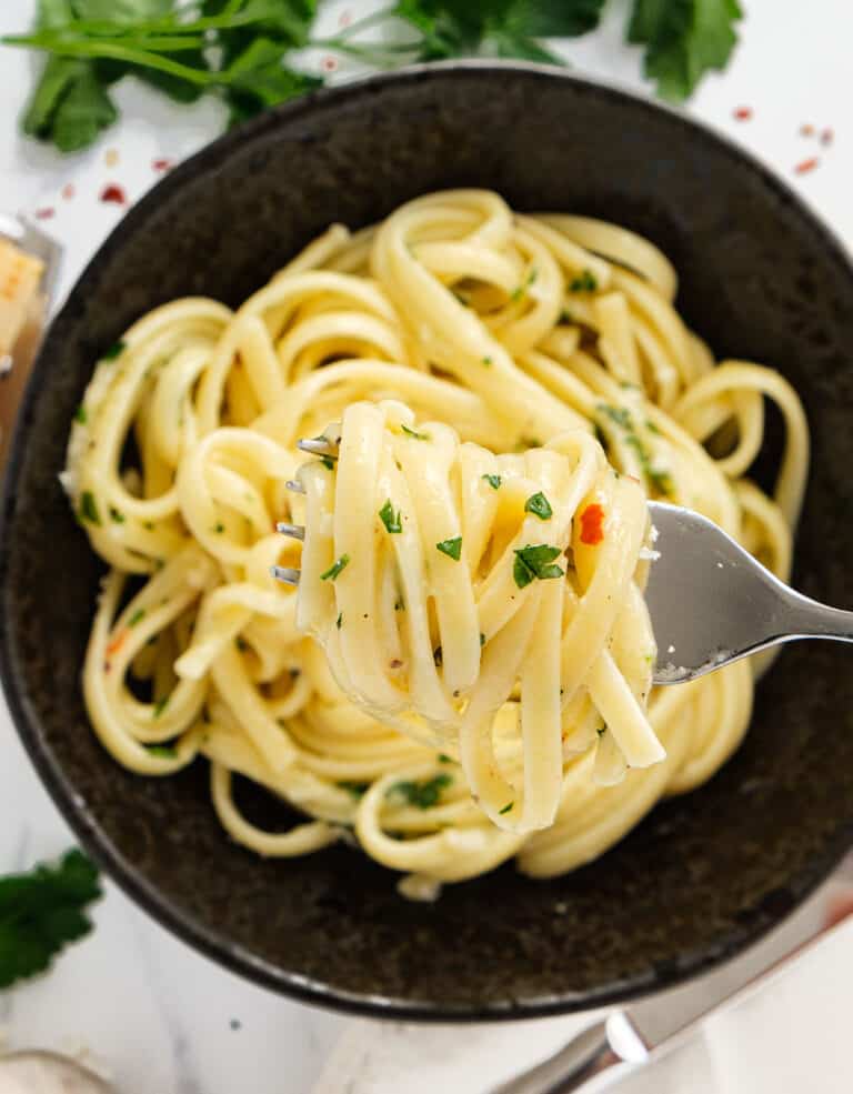 Pasta in White Wine Sauce - The clever meal