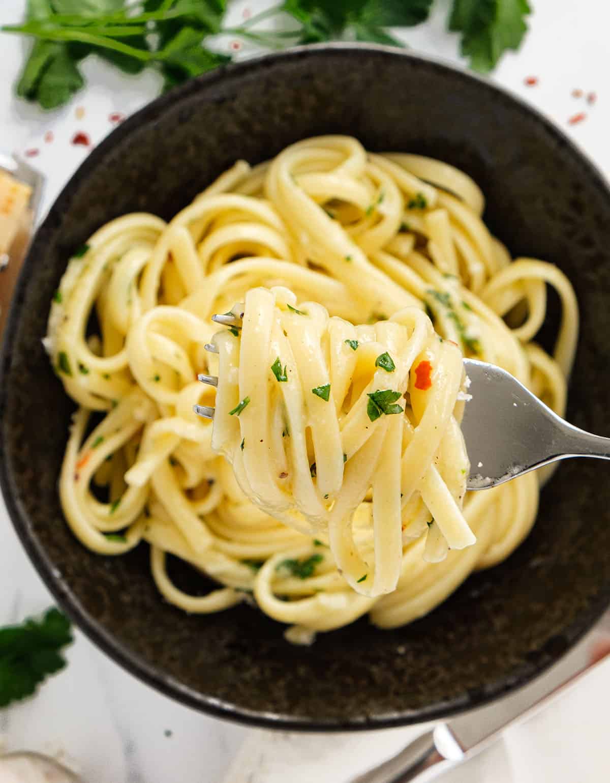 Pasta in White Wine Sauce - The clever meal