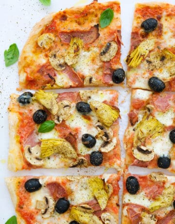 Capricciosa Pizza - The clever meal