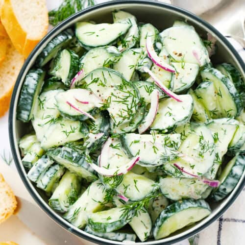 Cucumber Dill Salad - The clever meal
