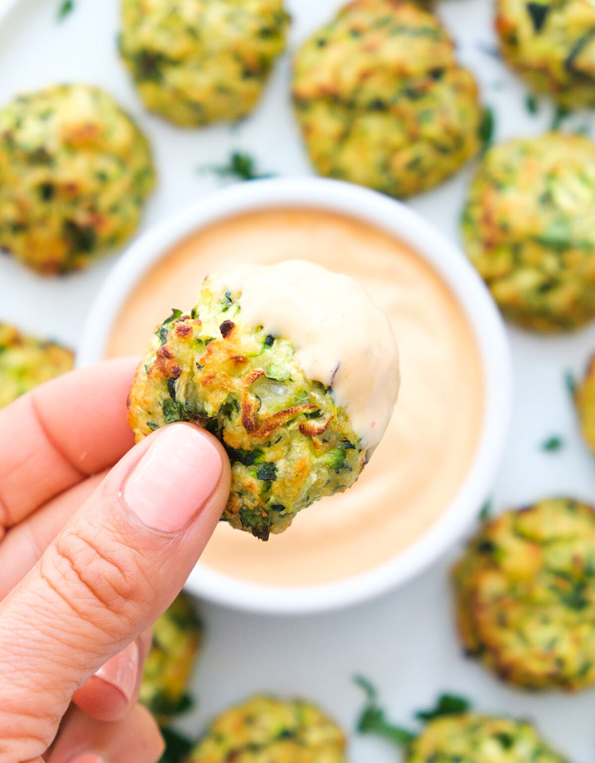 Zucchini Bites - The clever meal