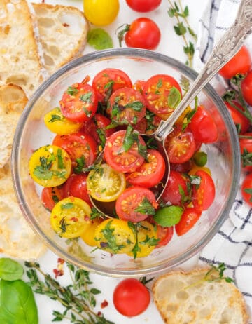 Marinated Cherry Tomatoes - The clever meal