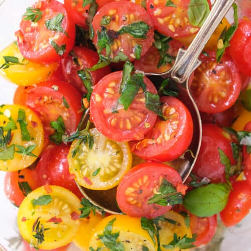 Marinated Cherry Tomatoes - The clever meal