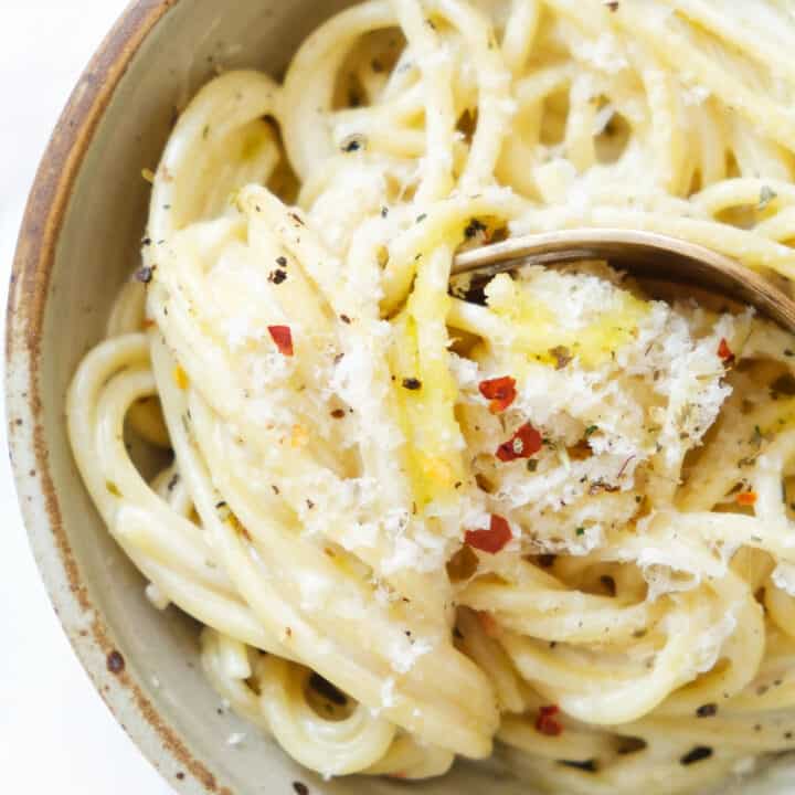 Creamy Spaghetti (1-pot recipe) - The clever meal