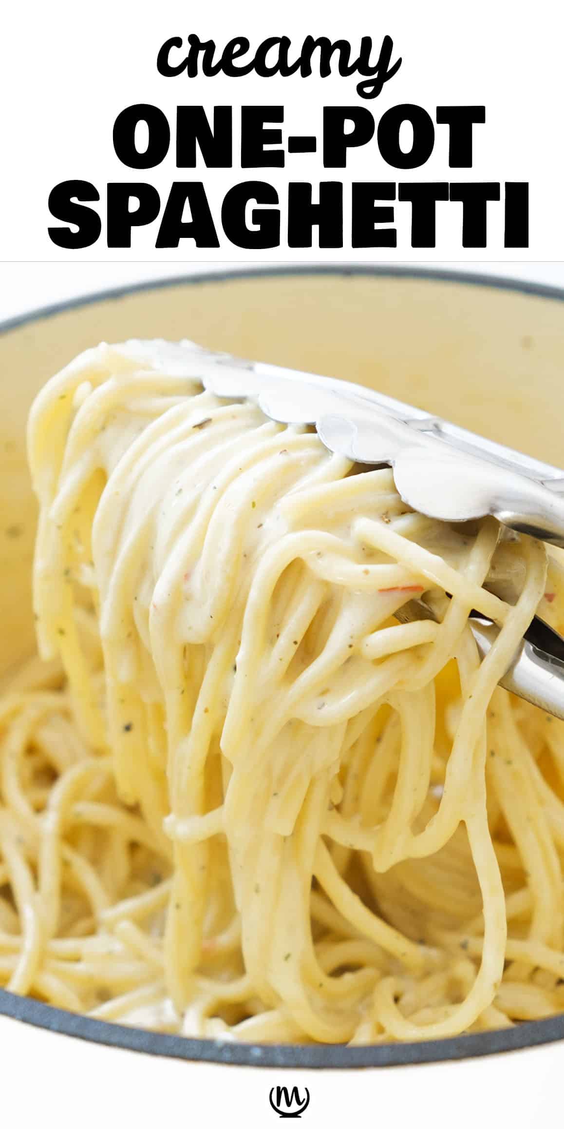 Creamy Spaghetti (1-pot recipe) - The clever meal