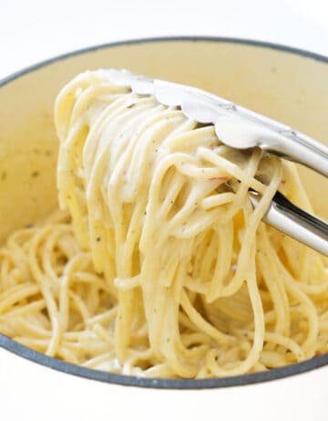 Creamy Spaghetti (1-pot recipe) - The clever meal