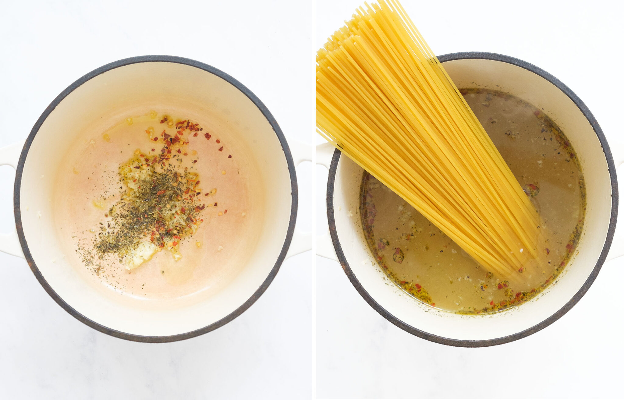 Creamy Spaghetti (1-pot recipe) - The clever meal