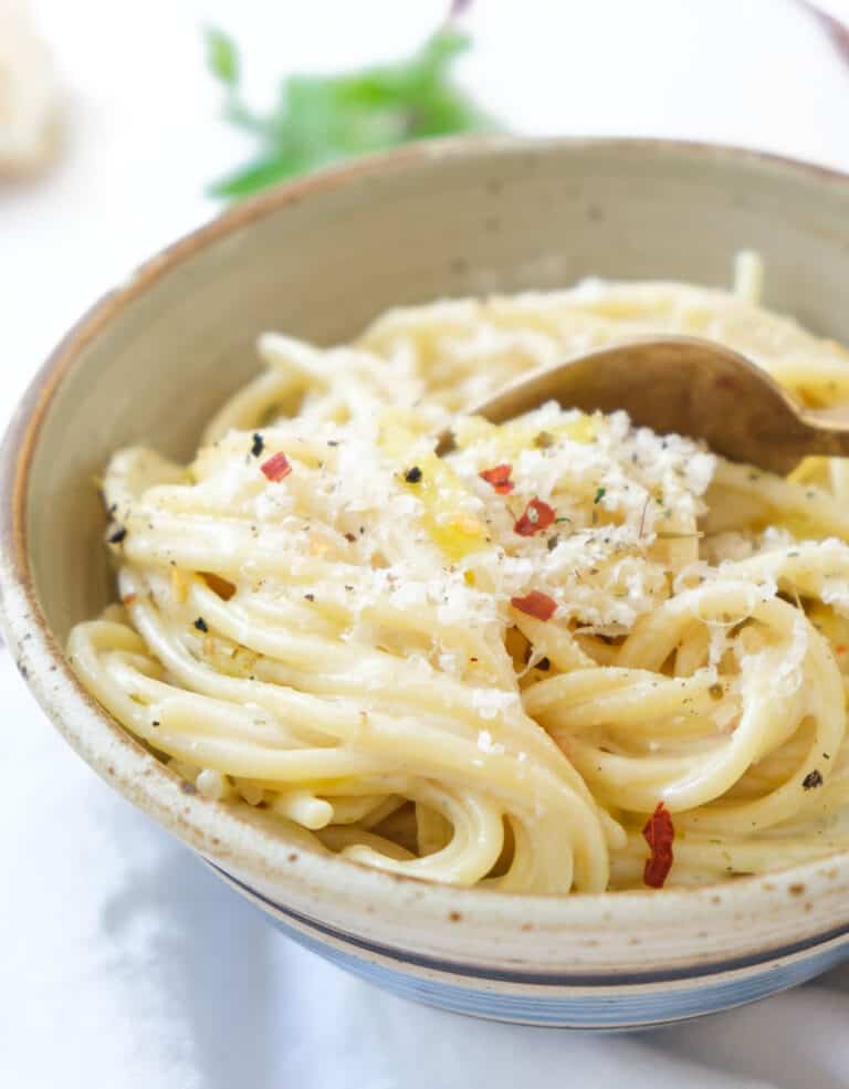 Creamy Spaghetti (1-pot recipe) - The clever meal