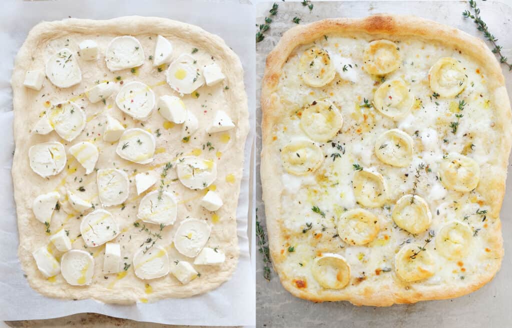 Goat Cheese Pizza - The clever meal