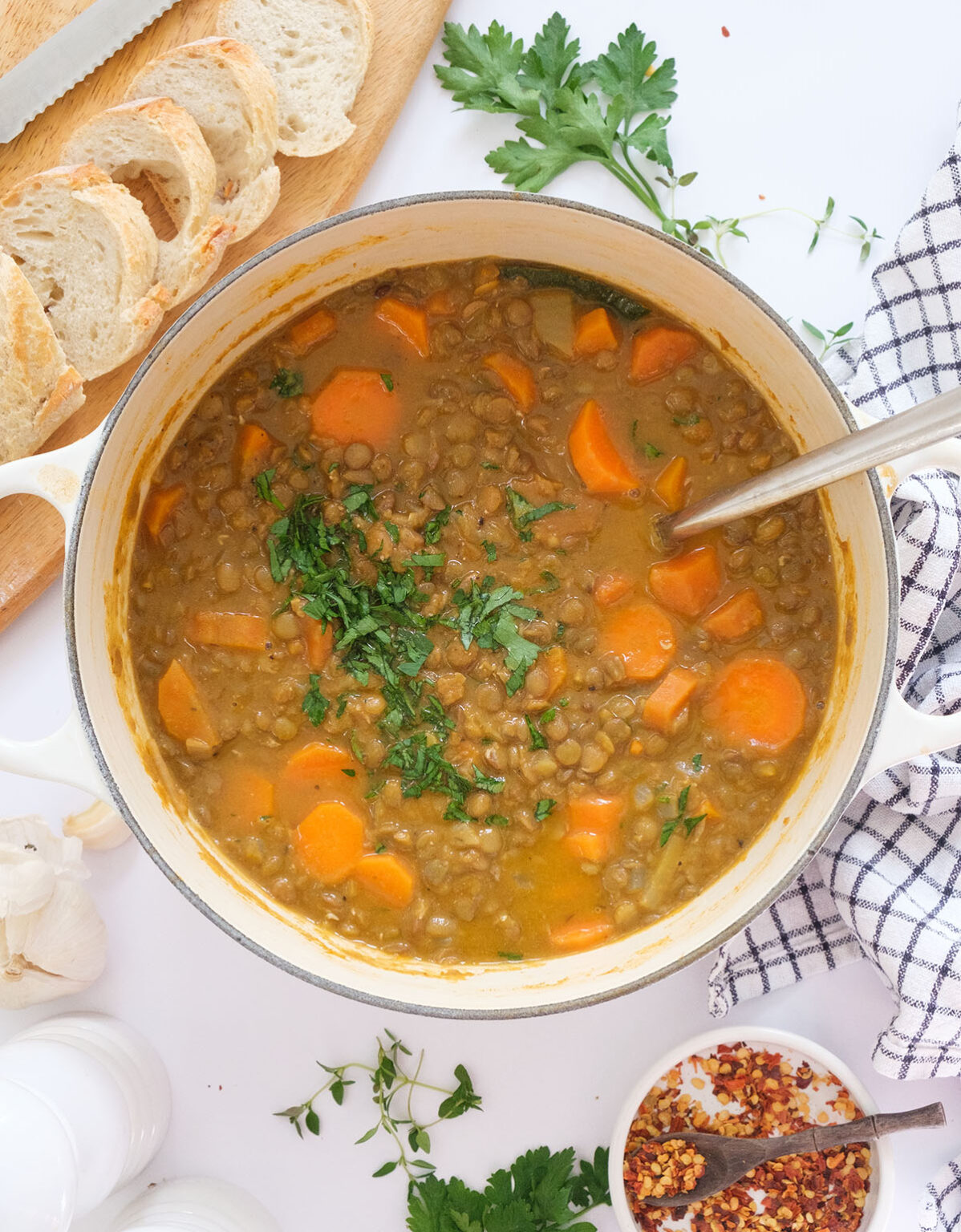 Carrot and Lentil Soup - The clever meal
