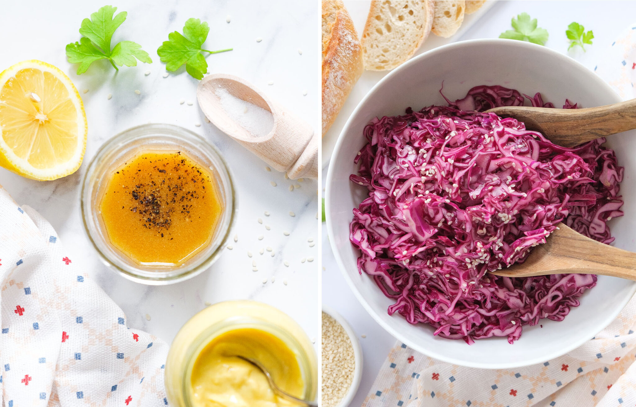 Red Cabbage Salad - The clever meal