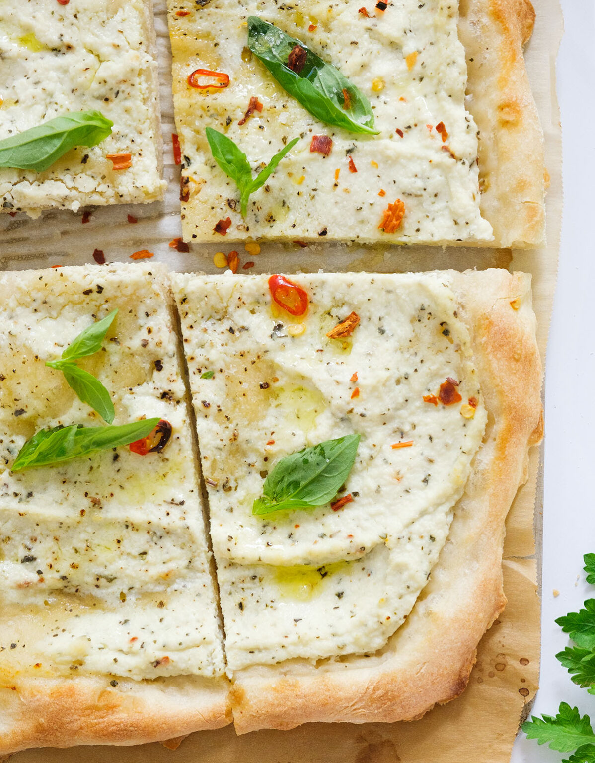 Ricotta Pizza - The clever meal
