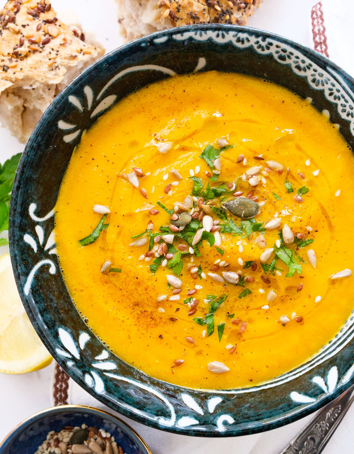 Carrot and celery soup - The clever meal