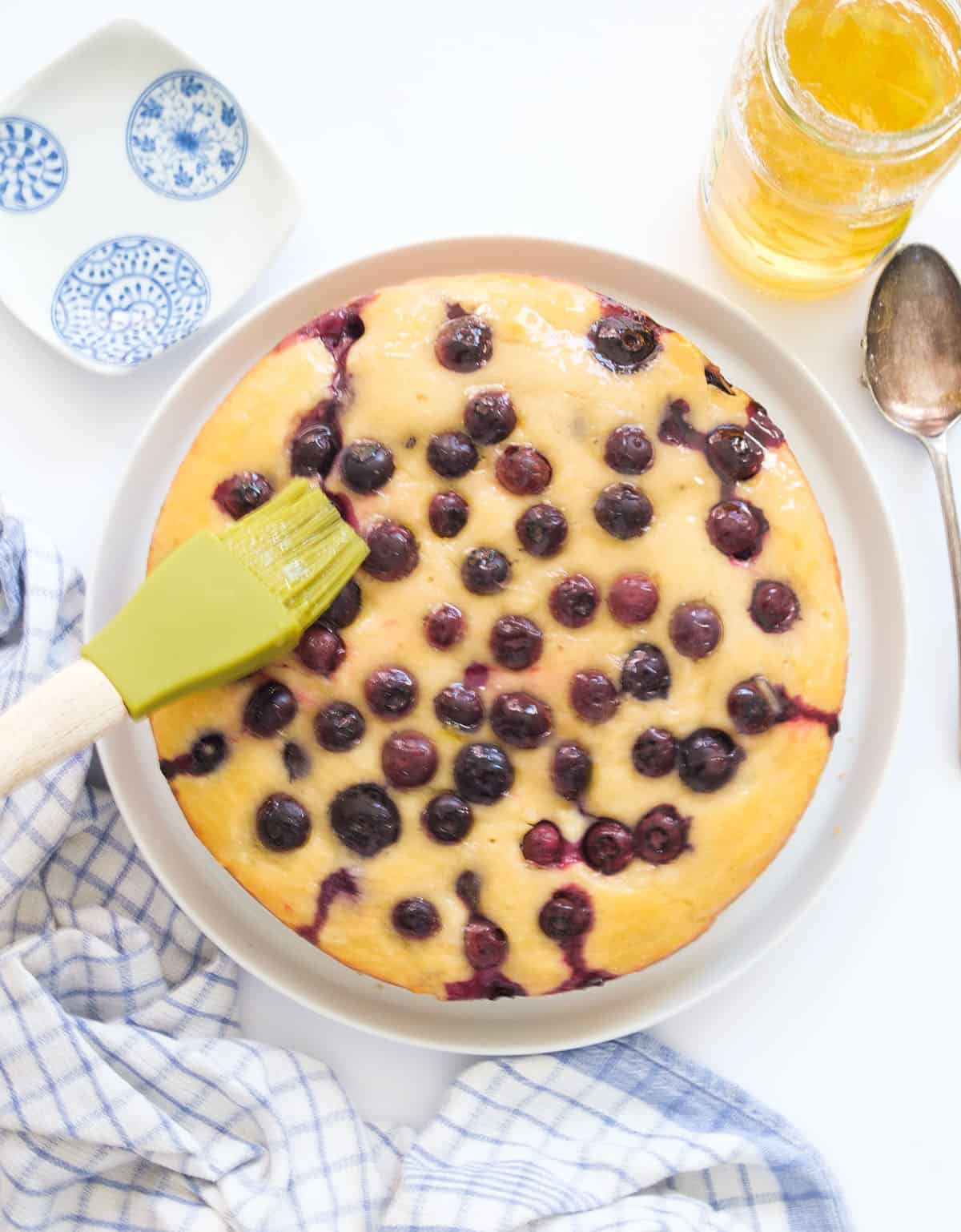 Blueberry Ricotta Cake - The clever meal