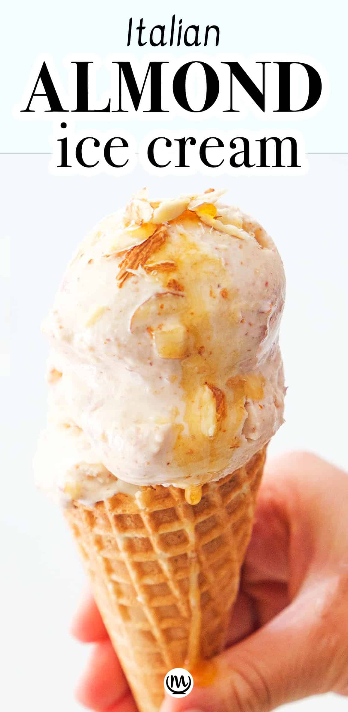 Almond Ice Cream - The clever meal
