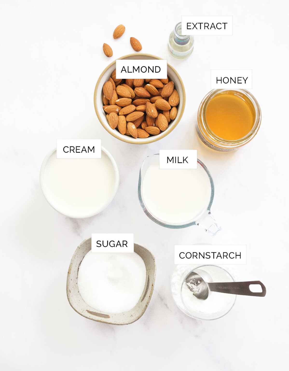 Almond Ice Cream - The clever meal