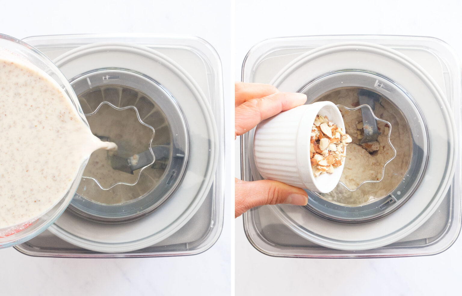 Almond Ice Cream - The clever meal