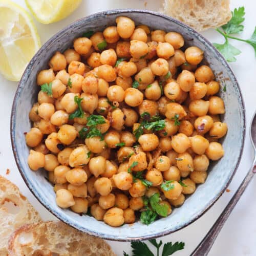 5-Minute Sautéed Chickpeas - The clever meal