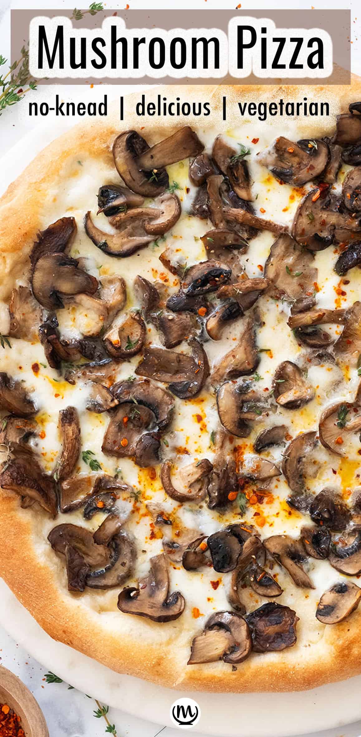 Mushroom Pizza - The clever meal